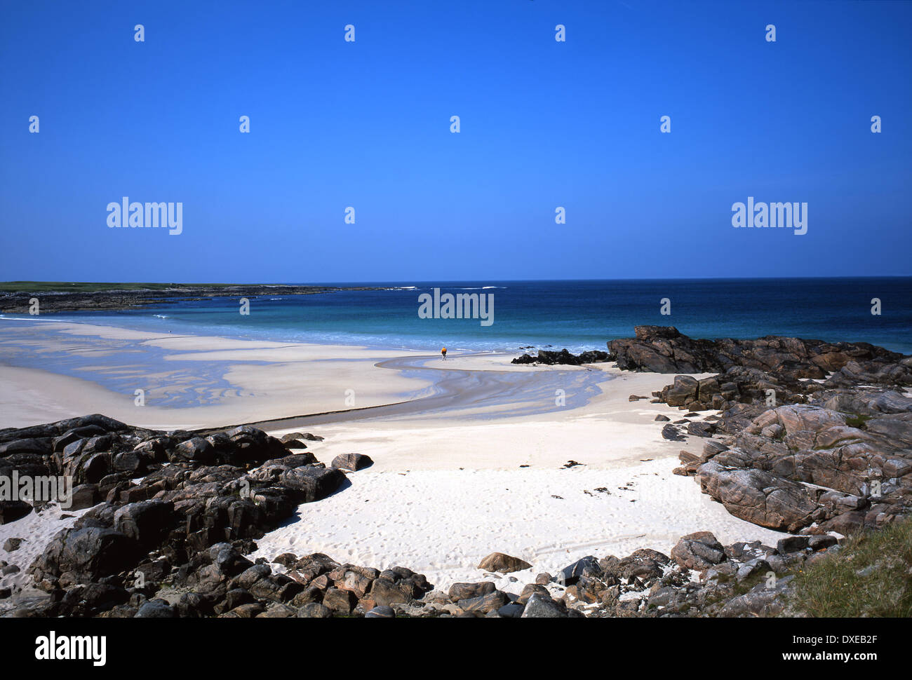 Isle of Barra beach Stock Photo - Alamy