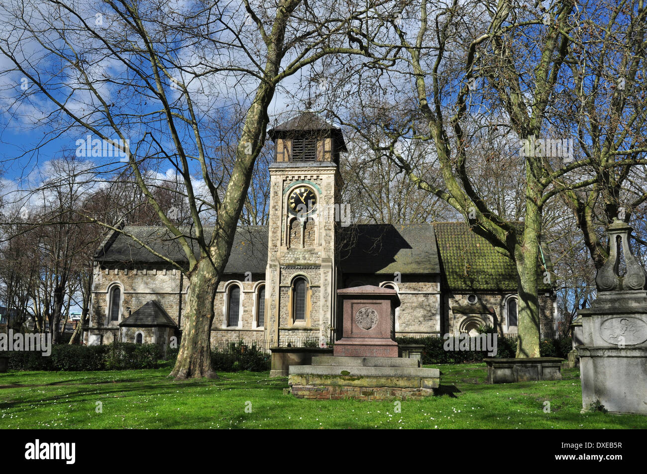 St Pancras Old Church, Pancras Road, Camden, London, England, UK Stock ...