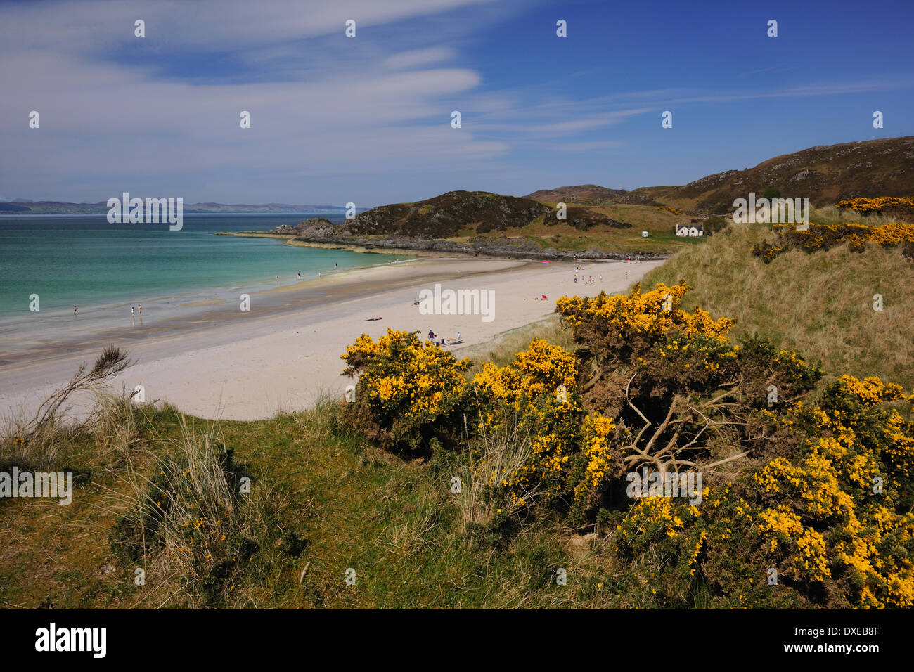 Camusdarach beach, Nr Mallaig, N/W Highlands Stock Photo - Alamy