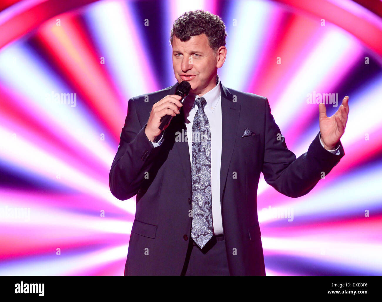 Singer Semino Rossi performs on stage during the taping of the popular ...