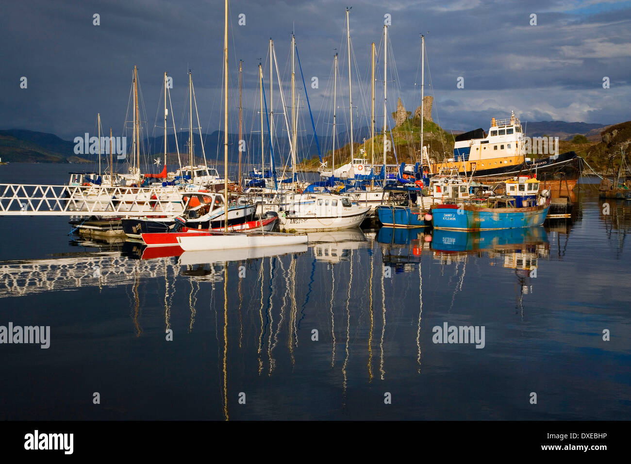 Kyleakin Harbour, Isle of Skye Stock Photo - Alamy
