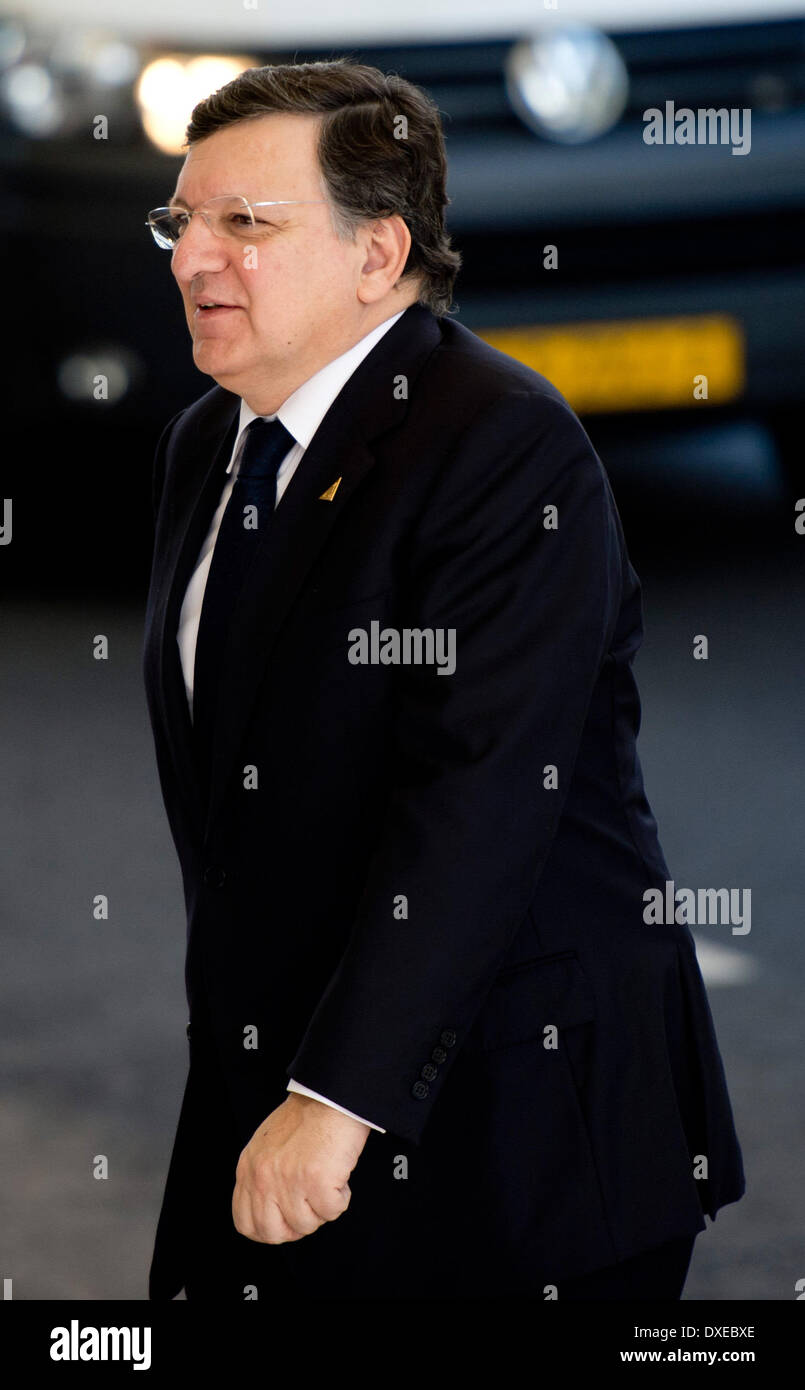 President of the European Commission Jose Manuel Barroso arrives for ...