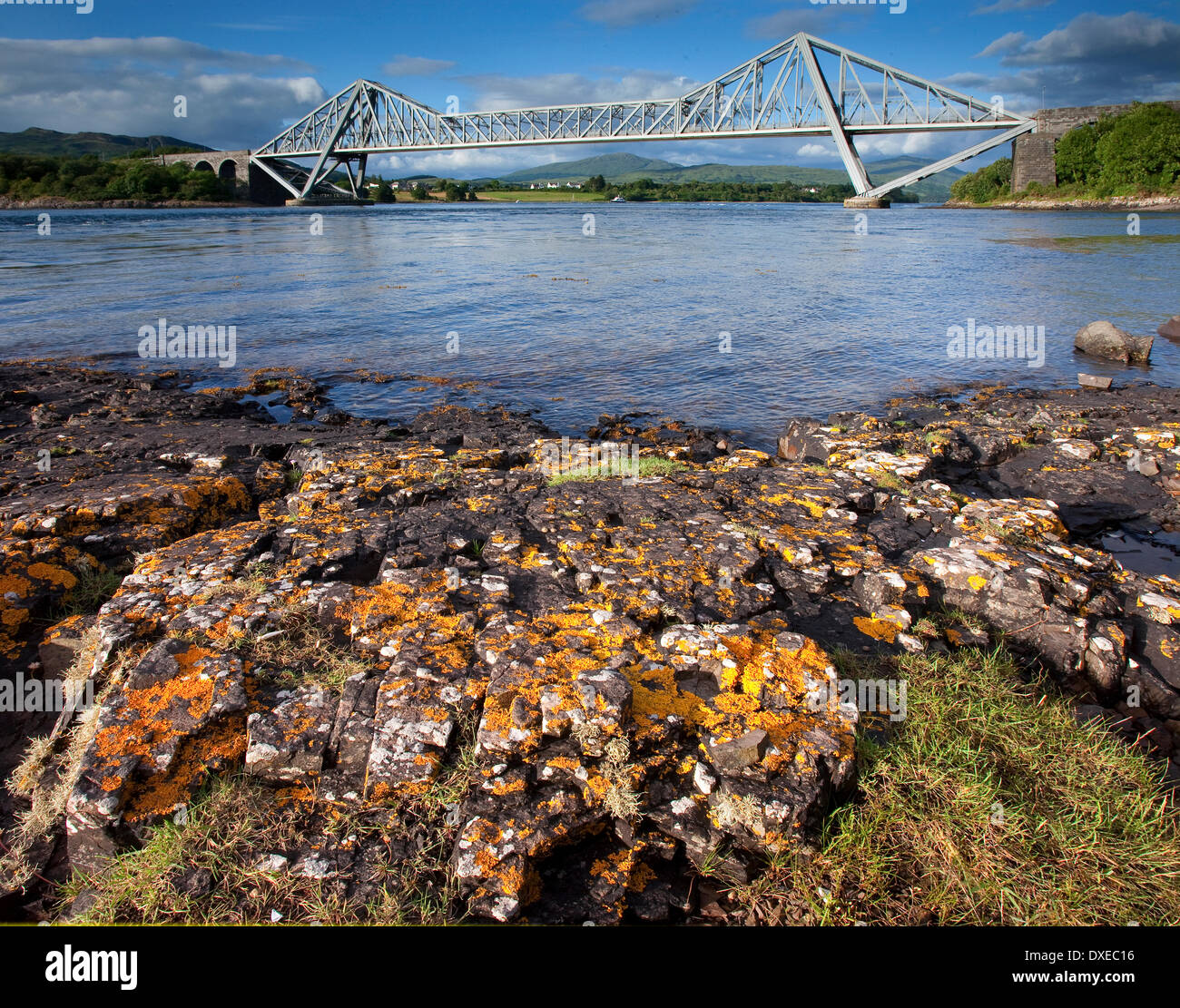 Connel Bridge from Connel, Loch Etive, Argyll Stock Photo - Alamy