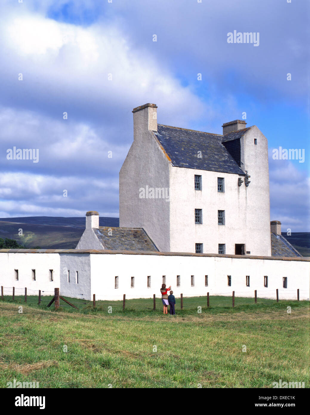 Corgarff Castle, a medieval tower house built in the mid-16th century ...