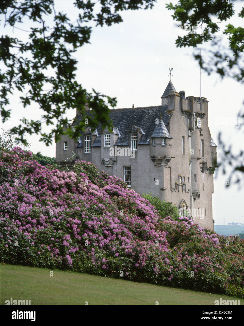 Crathes Castle, 16th Century L Plan tower house, banchory on Dee Stock ...
