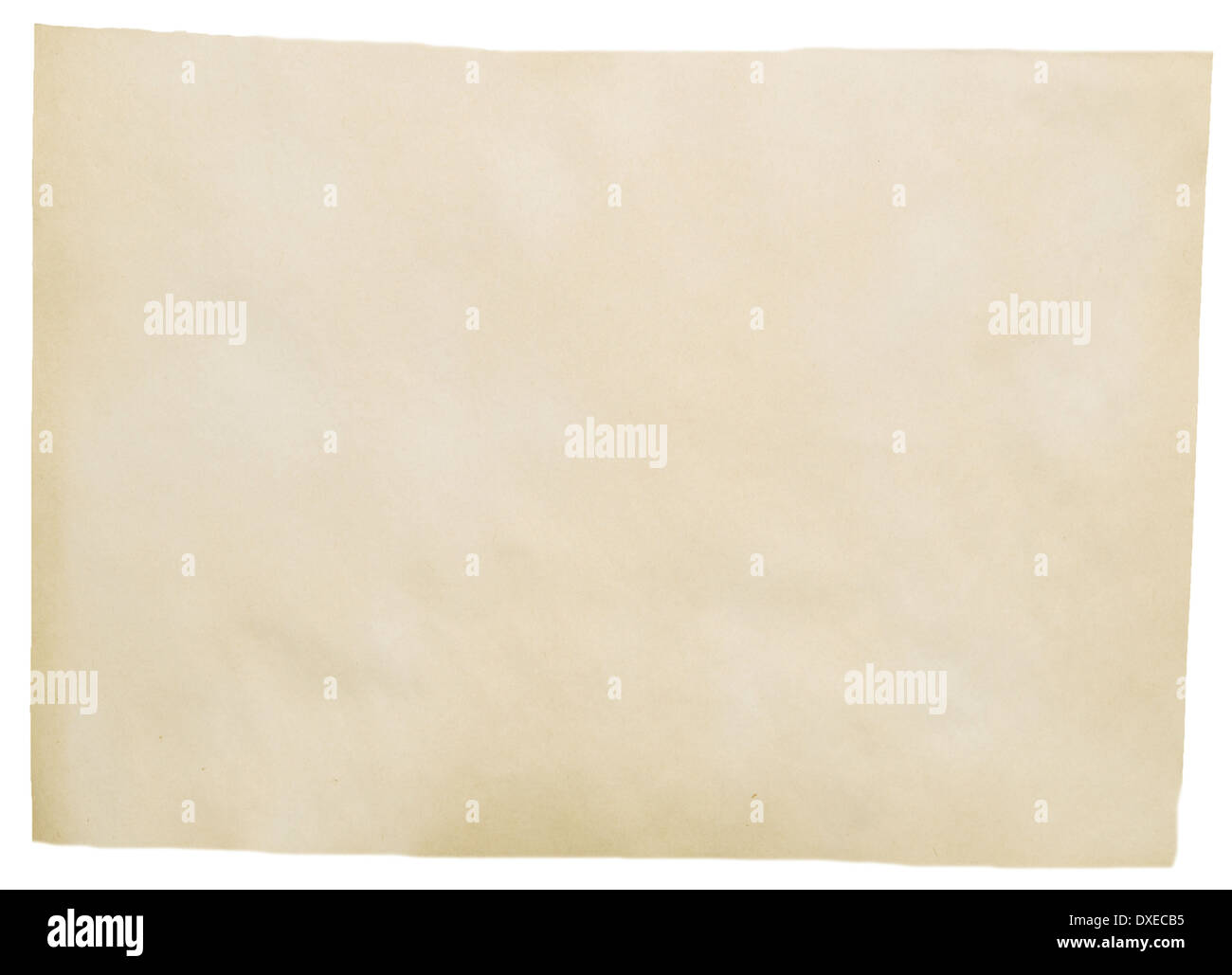 old paper isolated on white Stock Photo - Alamy