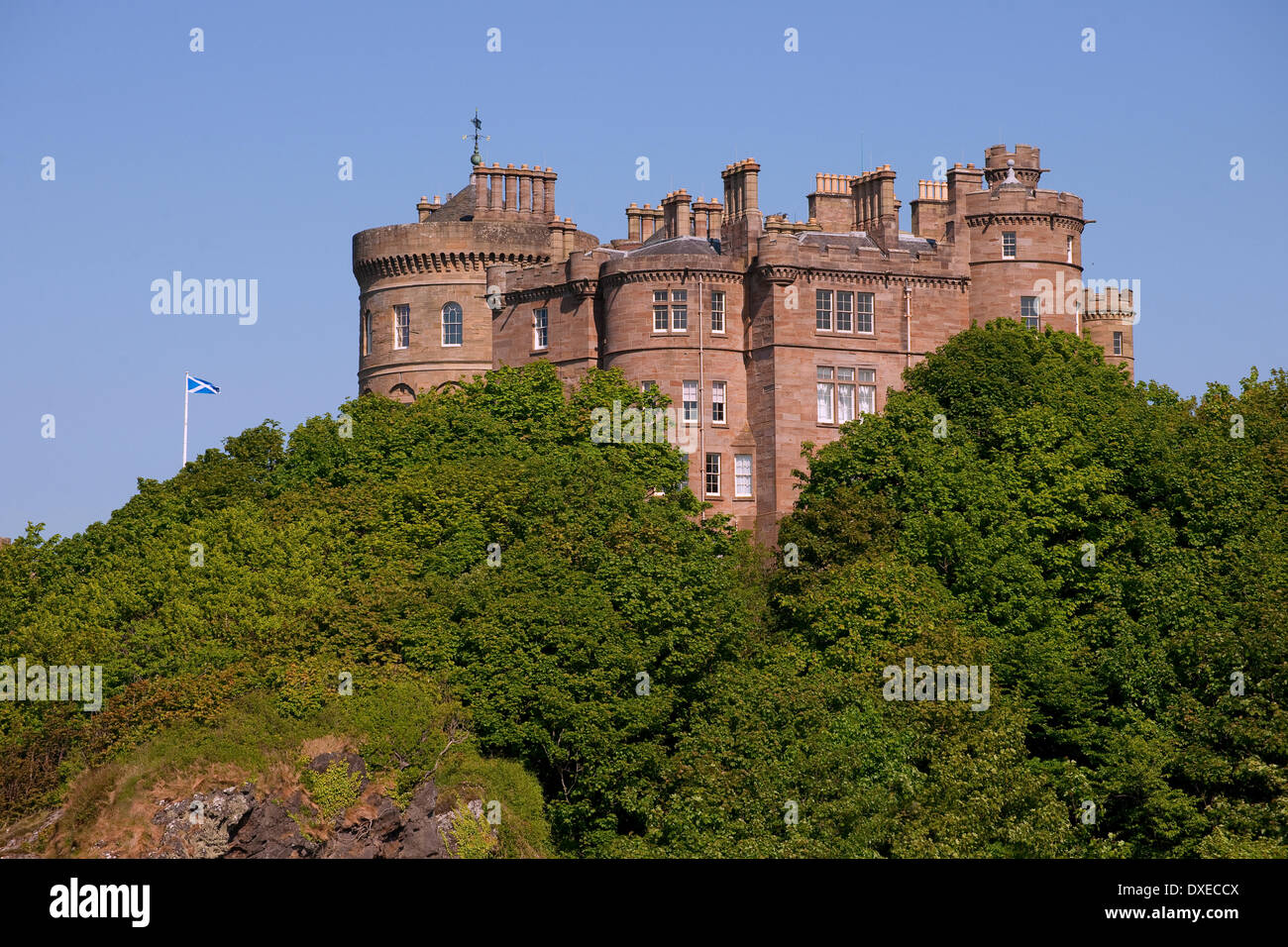 Culzean castle scotland castle national trust historic hi-res stock ...