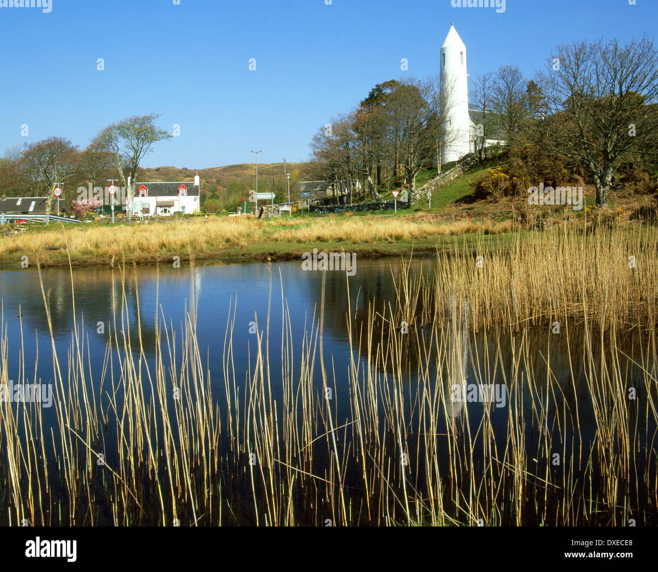 Dervaig Village, Isle of Mull, Argyll Stock Photo - Alamy