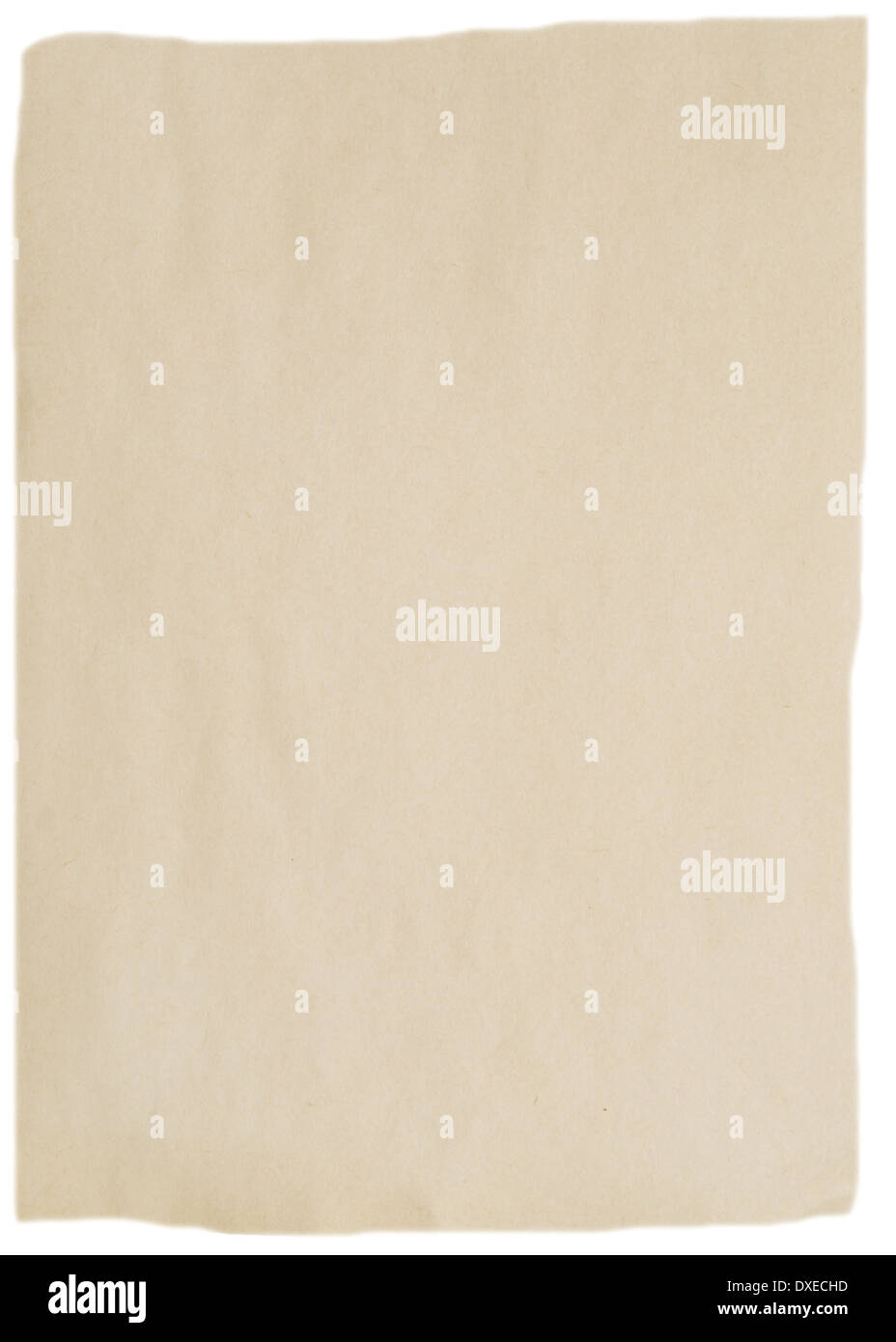 old paper isolated on white Stock Photo - Alamy