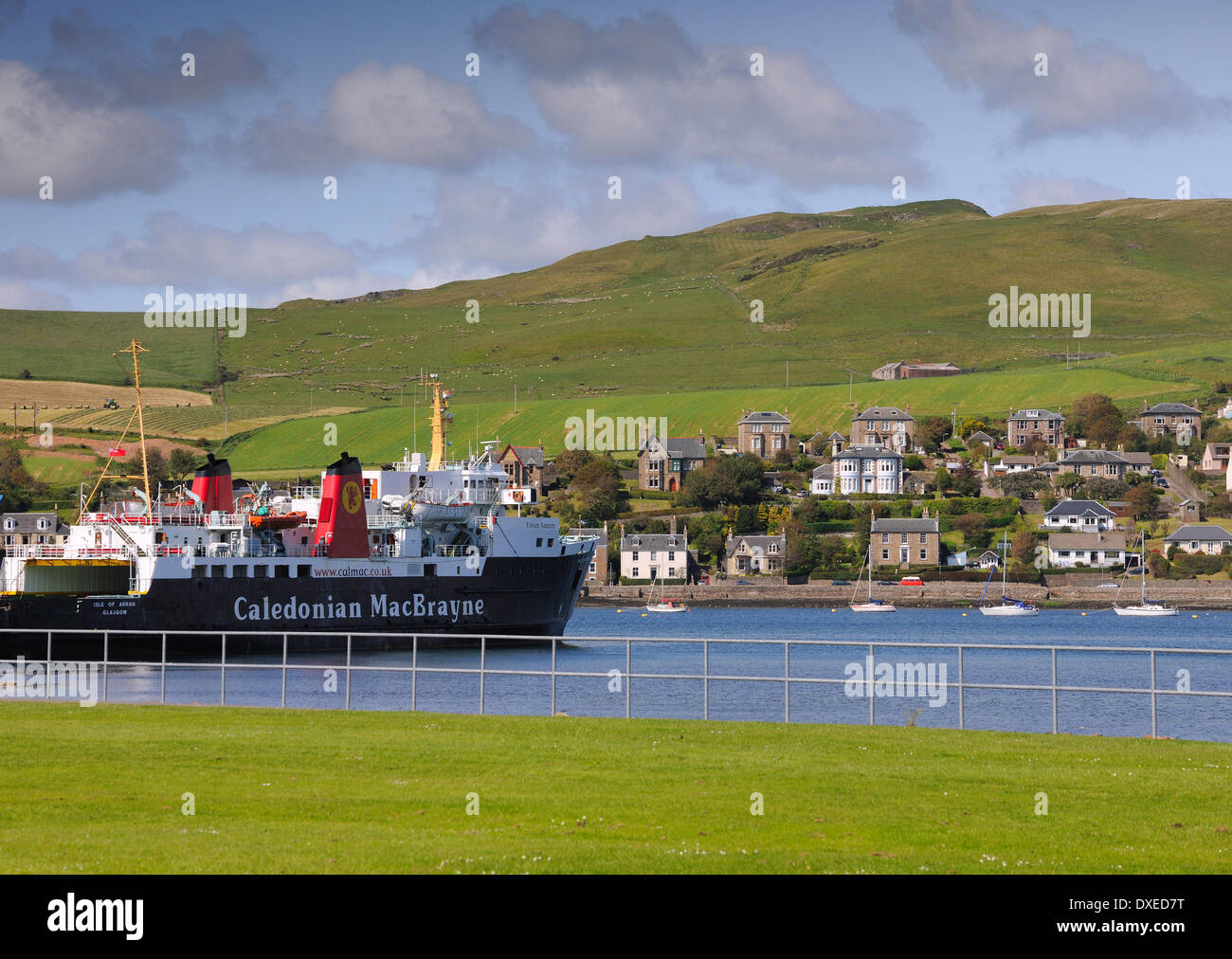 Caledonian MacBrayne vessel MV Isle of Arran in campbeltown harbour ...