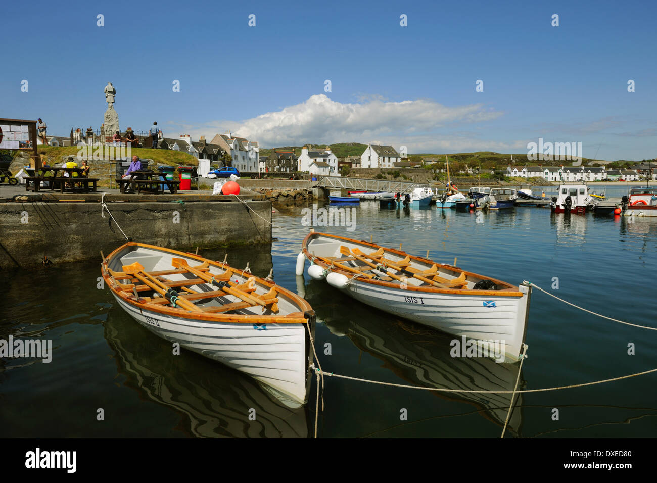 Port Ellen Harbour, Islay Stock Photo - Alamy