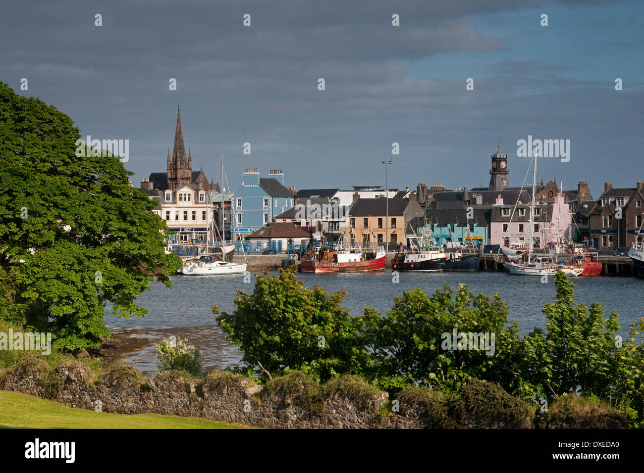 Stornoway harbour, isle of Lewis Stock Photo - Alamy