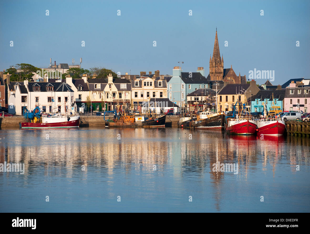 Stornoway harbour, Isle of Lewis, Outer Hebrides Stock Photo - Alamy