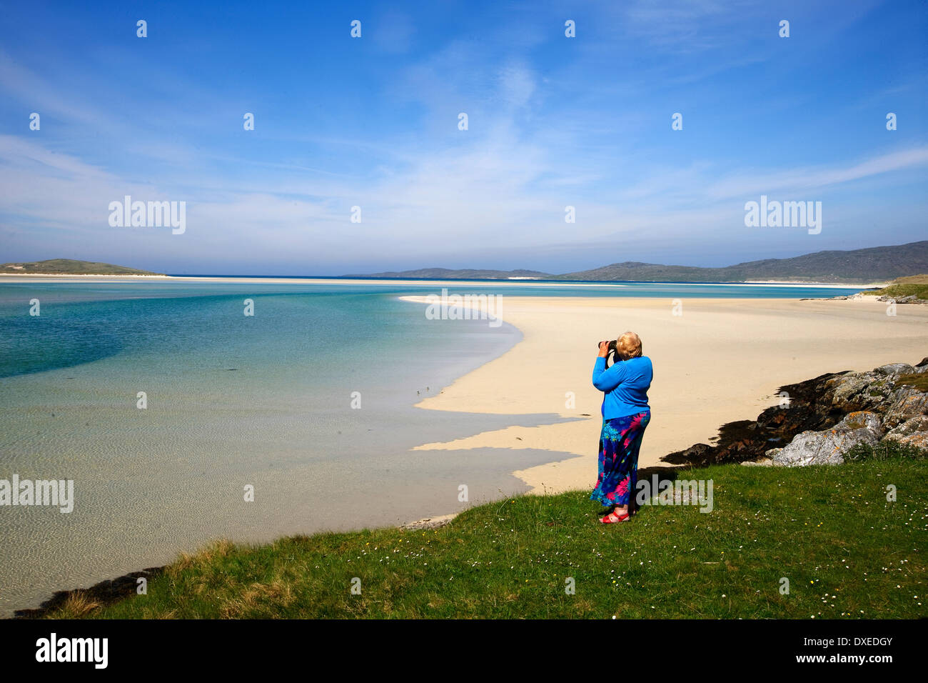 South Harris beaches at Luskentyre, Isle of Harris Stock Photo - Alamy
