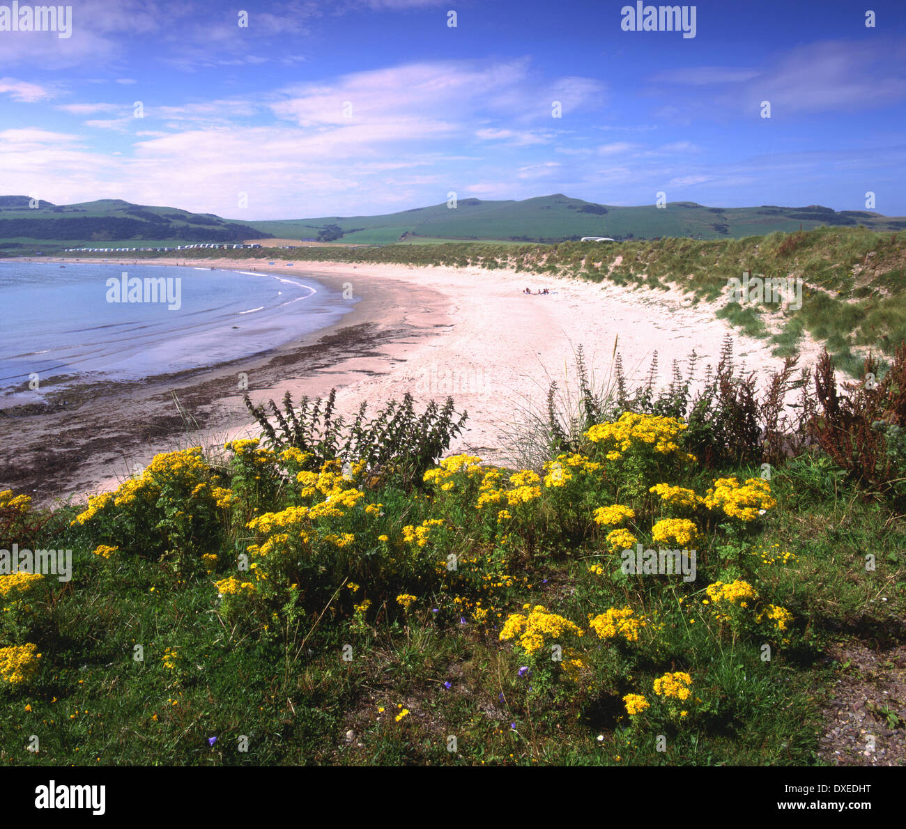 Dunaverty bay near Southend on the Kintyre Peninsula, Argyll Stock ...