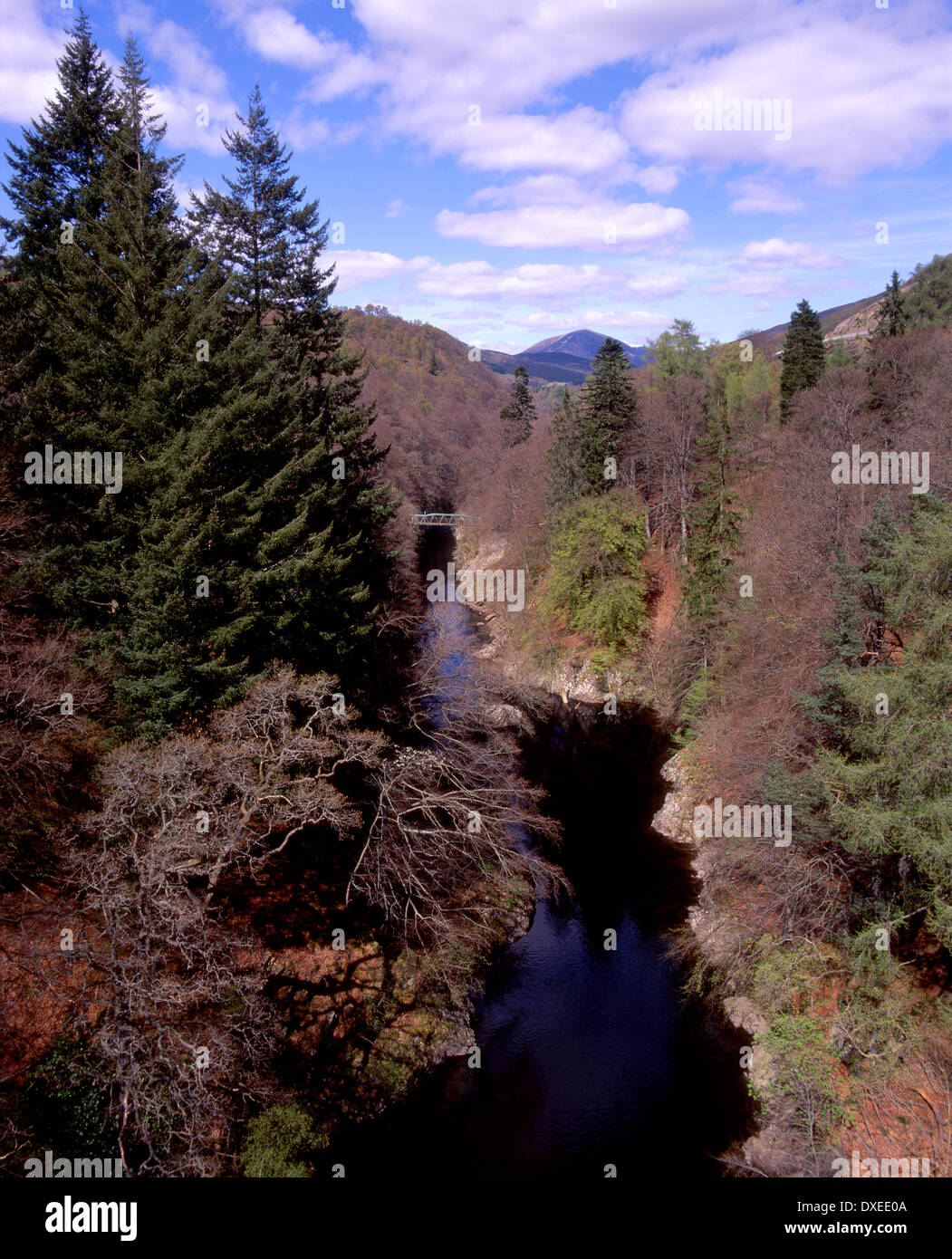 killiecrankie pass and river garry,near pitlochry perthshire Stock ...