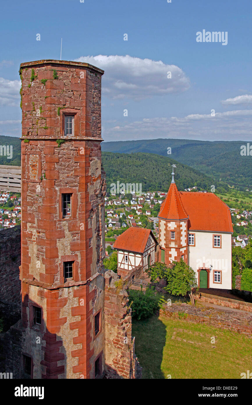 medieval castle and commandant's house Dilsberg part of Neckargemund ...