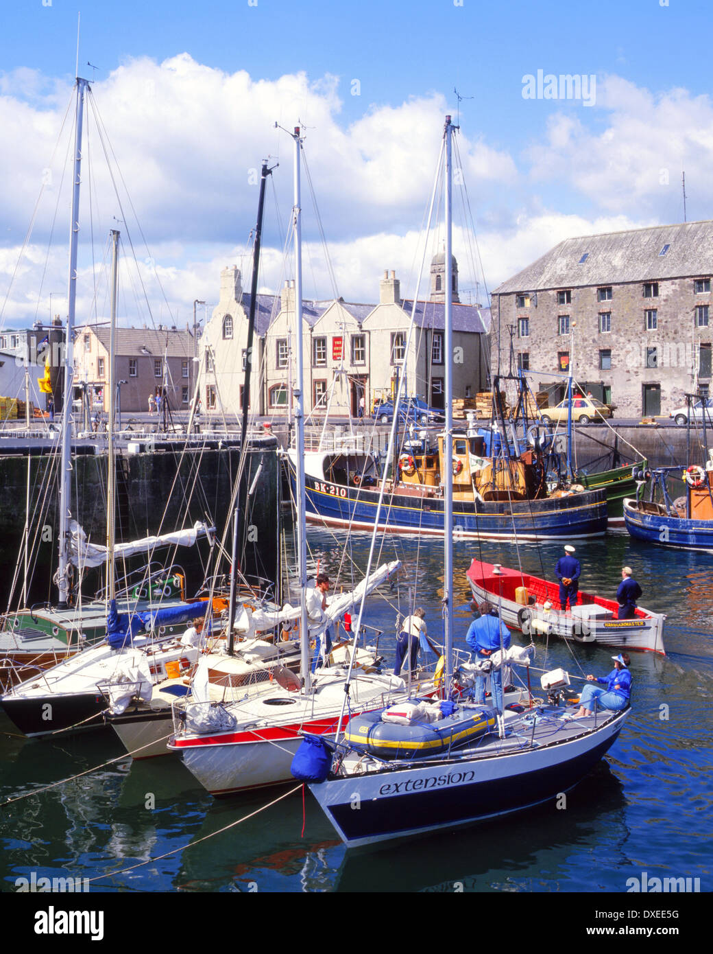 Eyemouth harbour sailing boats hi-res stock photography and images - Alamy