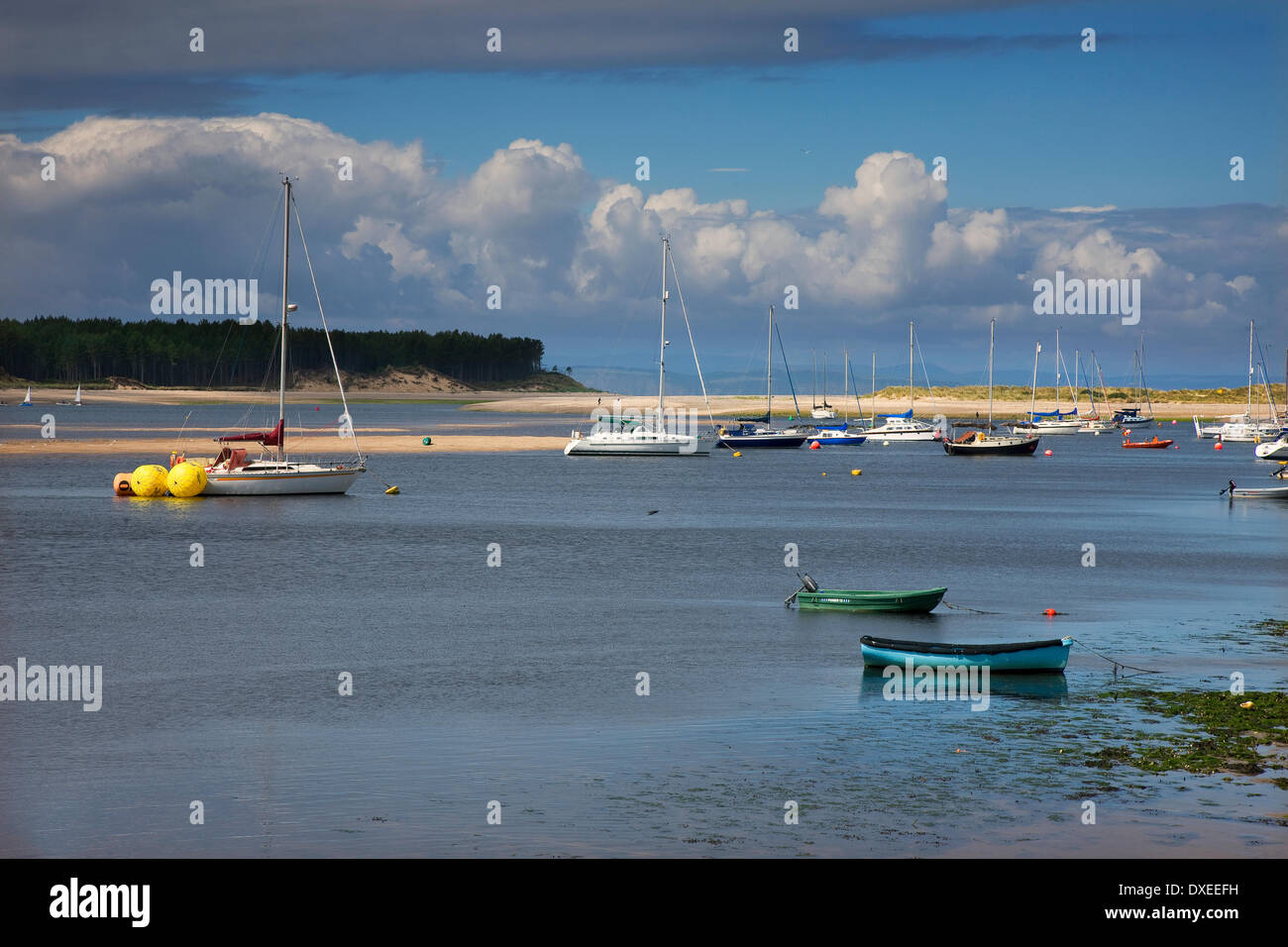 Findhorn seafront and bay, Moray, N/E Scotland Stock Photo - Alamy