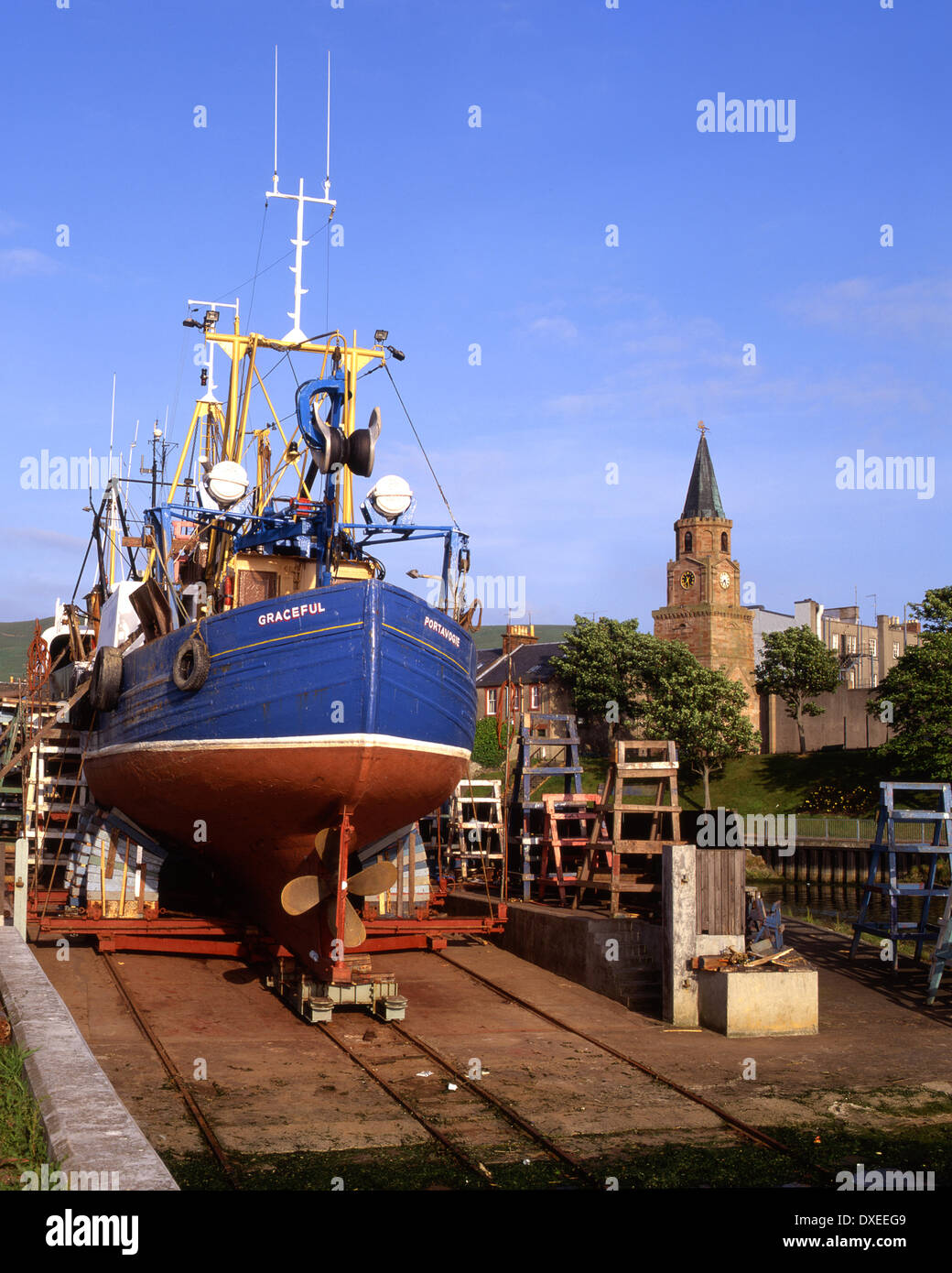 Girvan boatyard hi-res stock photography and images - Alamy