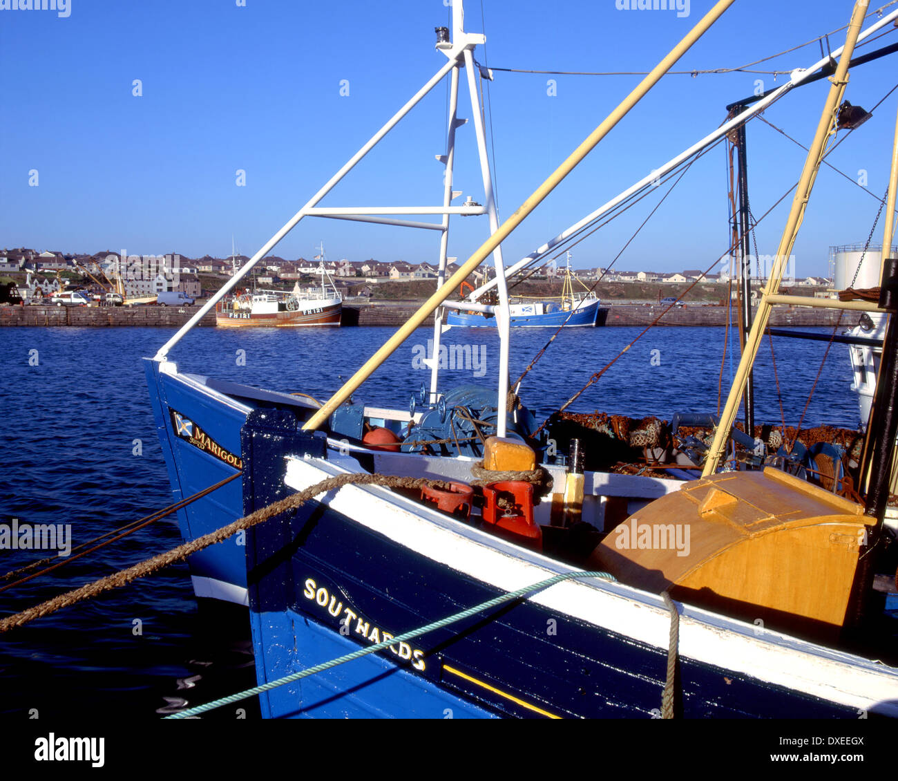 Scotland caithness fishing boats in hi-res stock photography and images ...