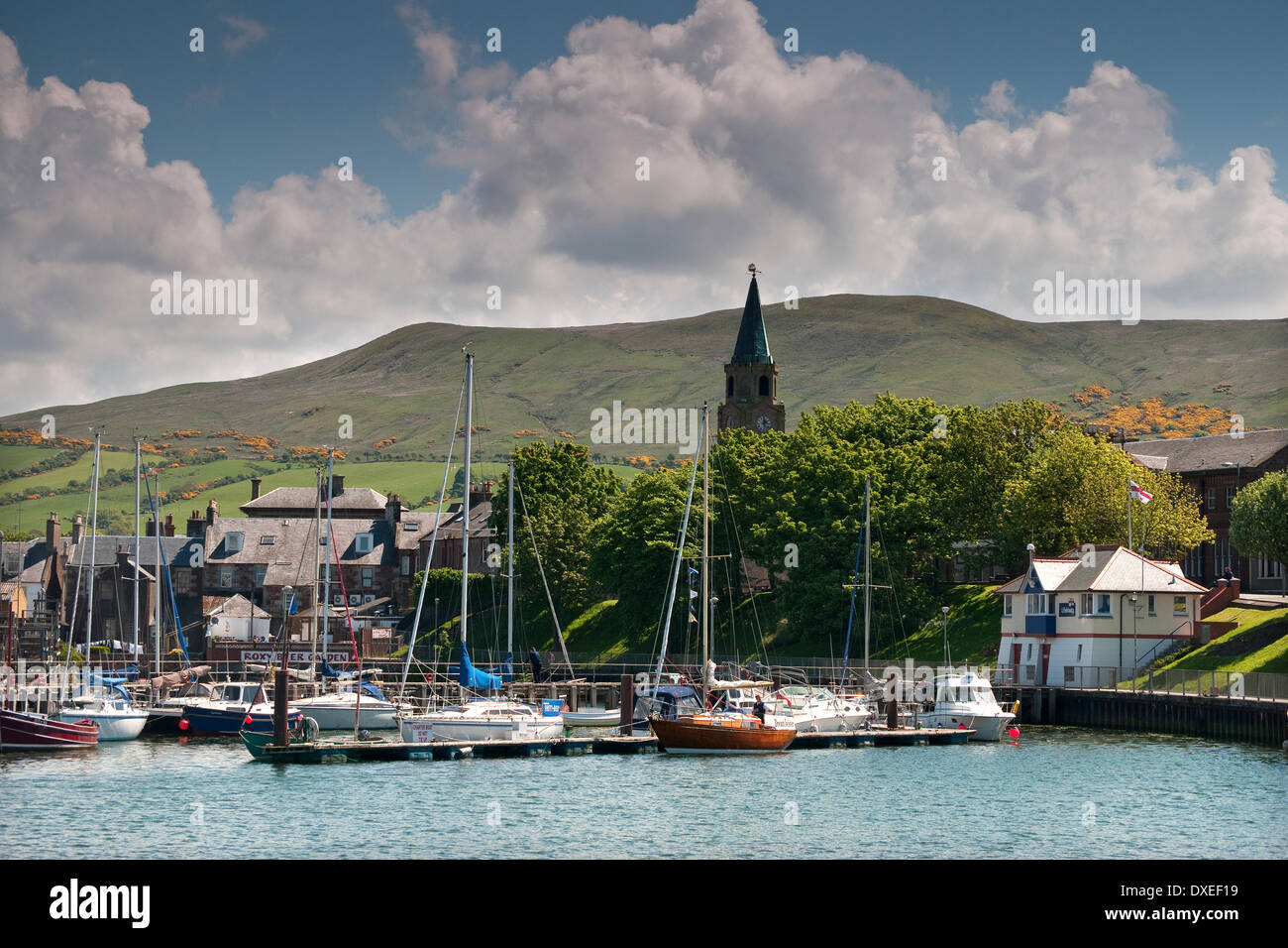 Girvan harbour, Ayrshire Stock Photo - Alamy