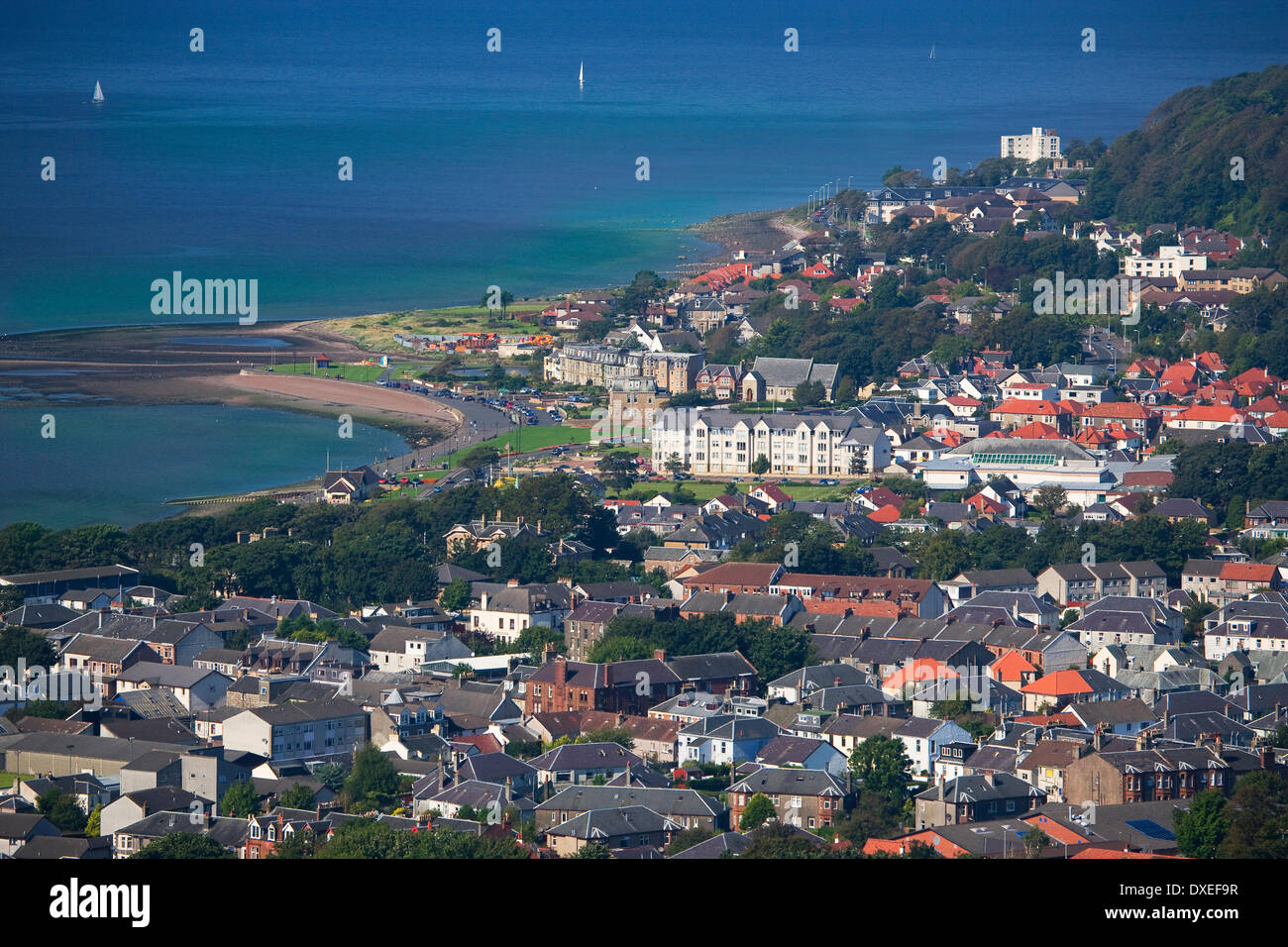 Telephoto view of largs and clyde hi-res stock photography and images ...