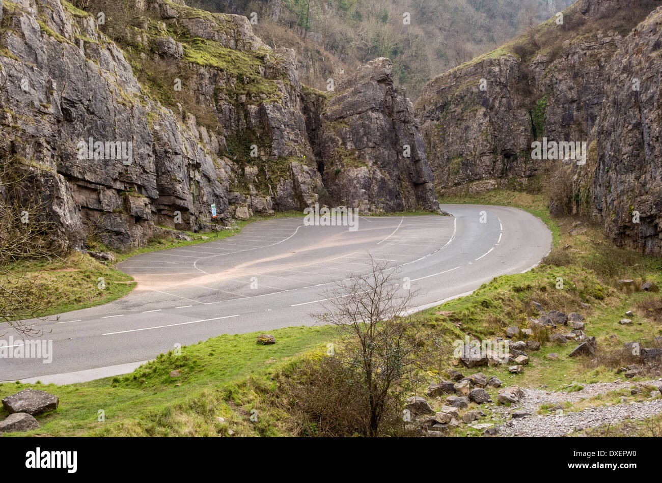 Cheddar Gorge in the Mendip Hills, Somerset, England, UK Stock Photo ...