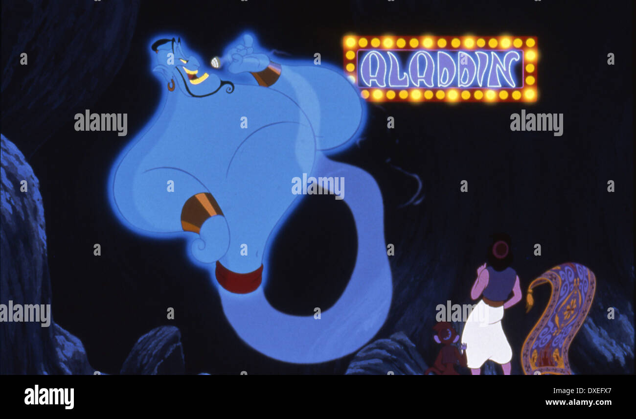 1992 aladdin cartoon hi-res stock photography and images - Alamy
