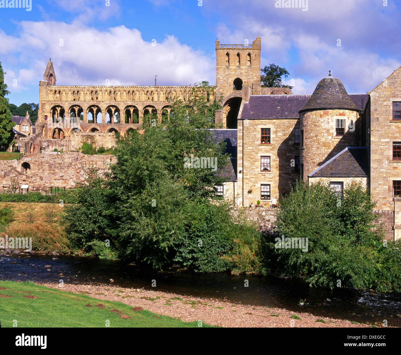 Scottish architecture jedburgh scottish borders hi-res stock ...