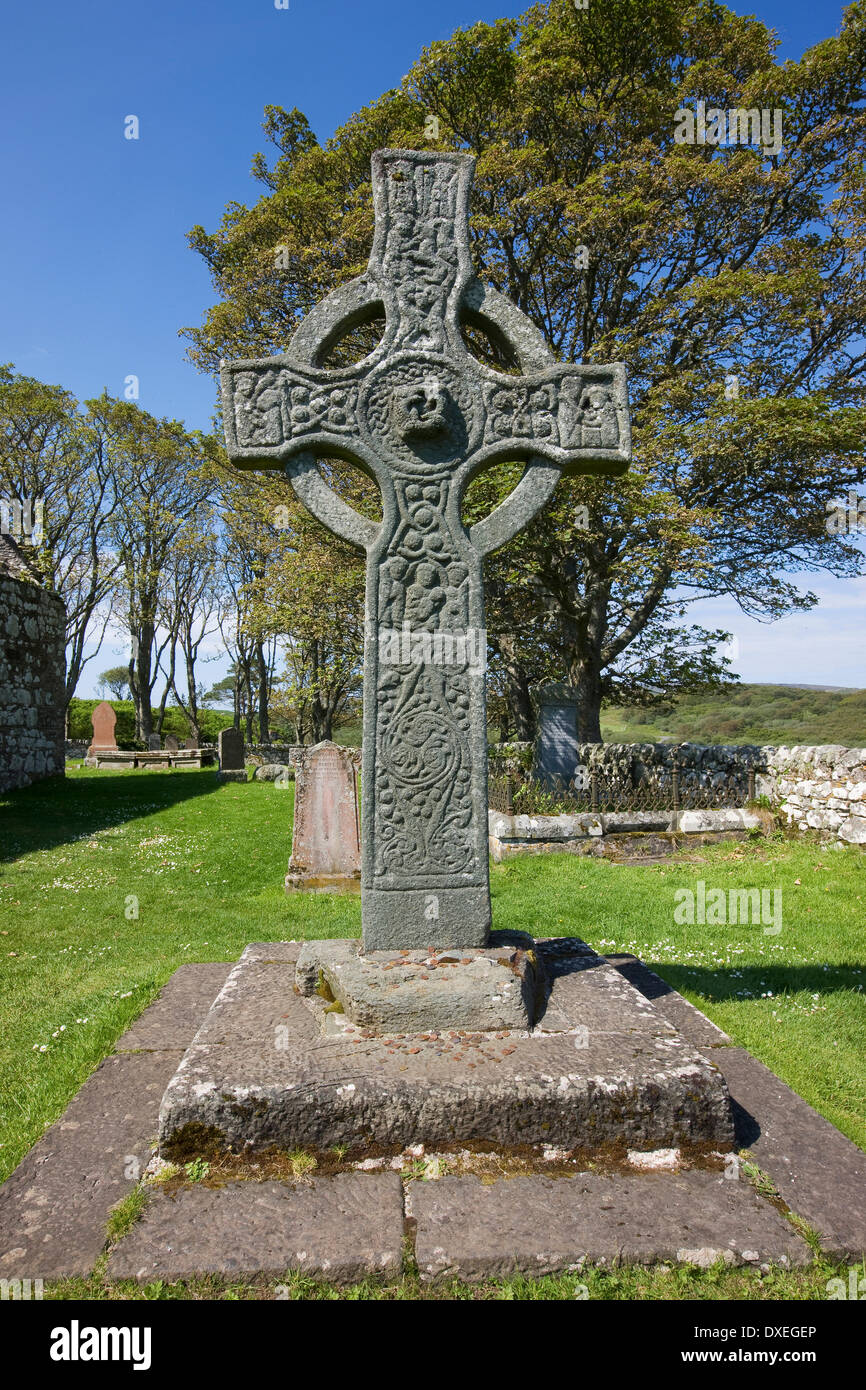 the High Cross of Kildalton, Old Parish Church, Islay Stock Photo - Alamy