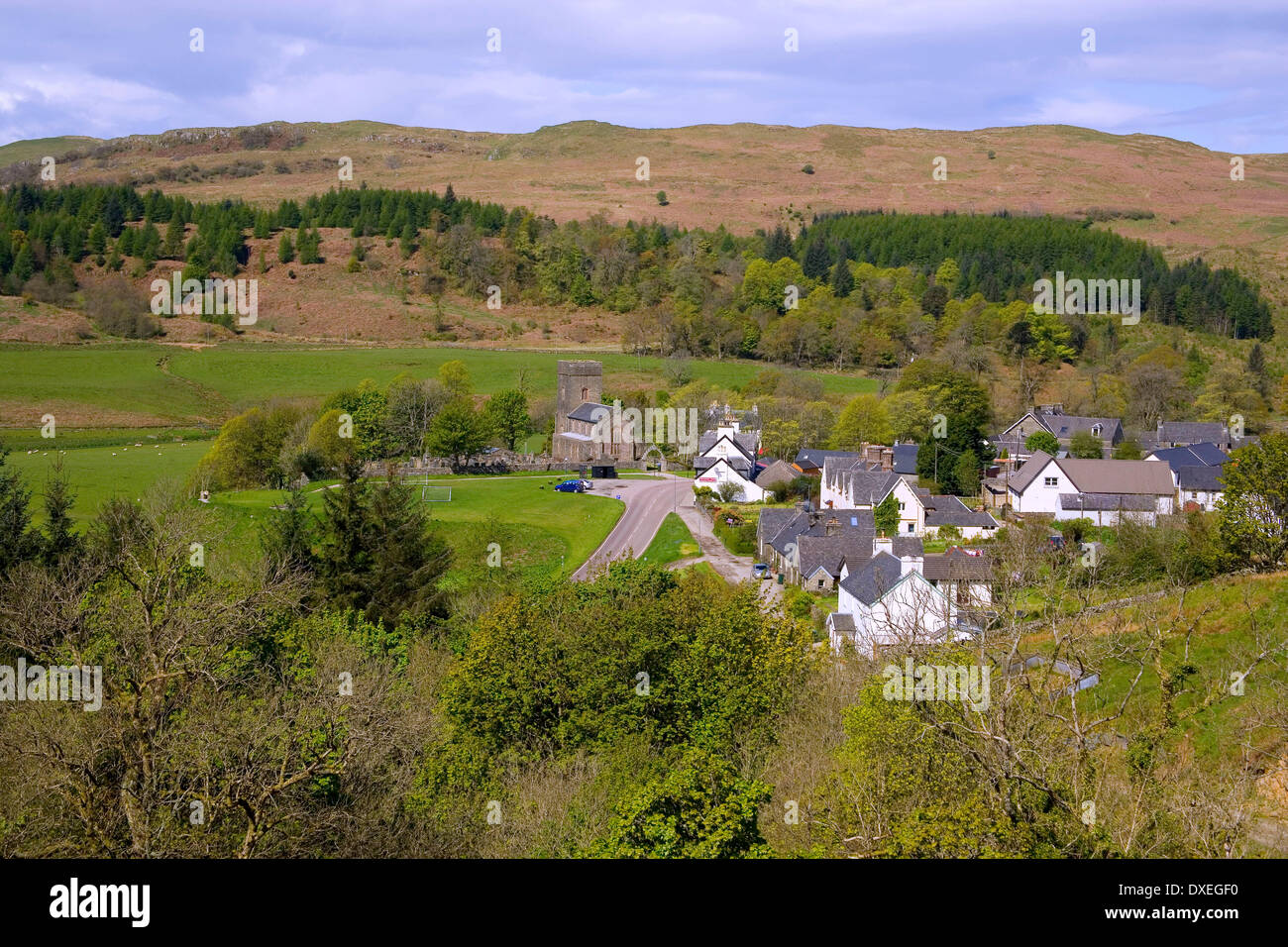 Kilmartin Village, Argyll Stock Photo - Alamy