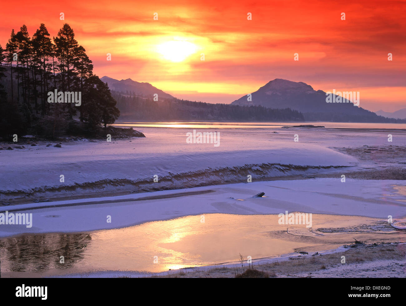 Loch Laggan, Inverness-shire Stock Photo - Alamy