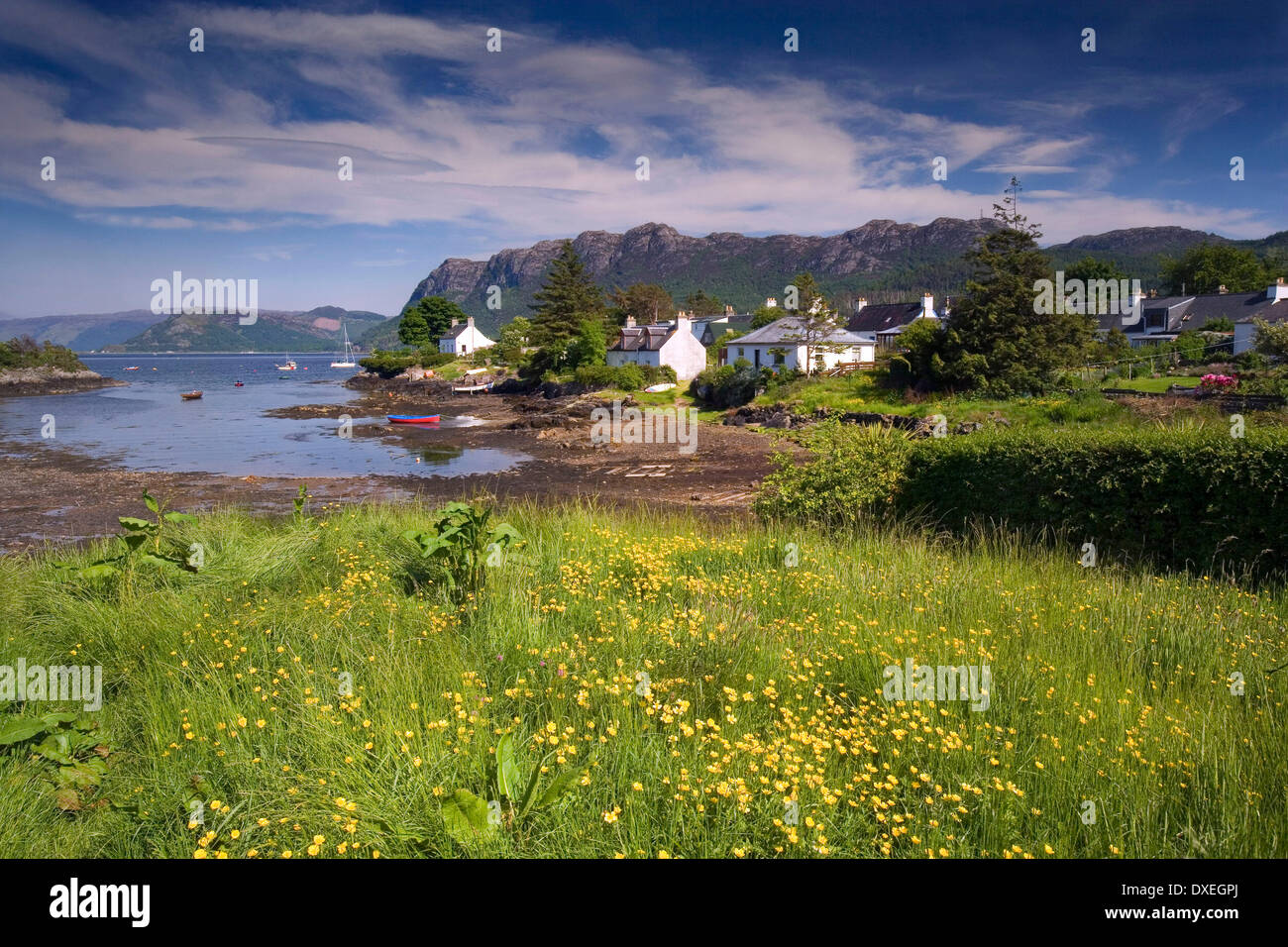 Plockton Village, Loch Carron, N/W Highlands Stock Photo - Alamy