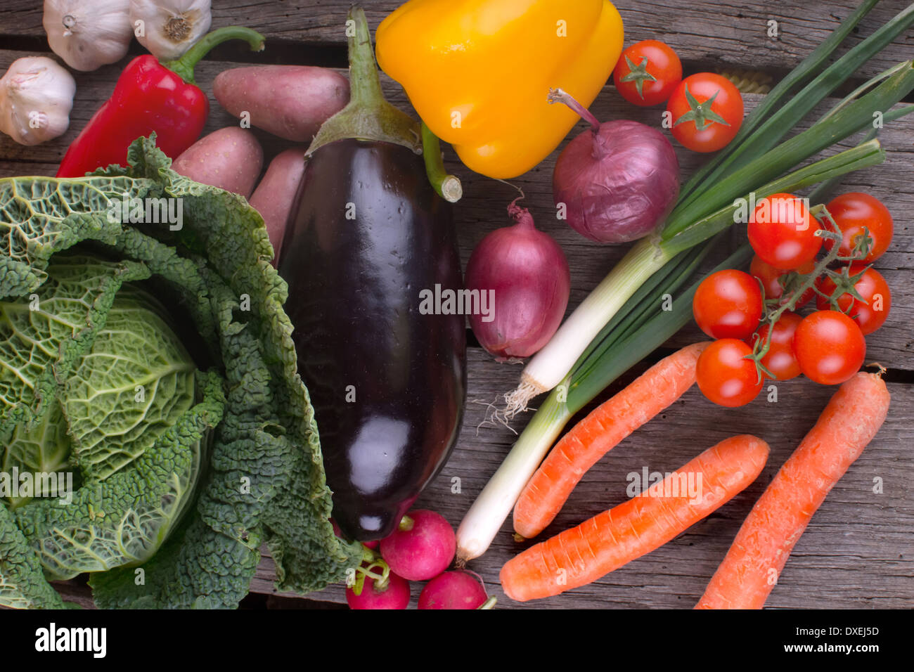 Fresh Organic Vegetable Stock Photo - Alamy