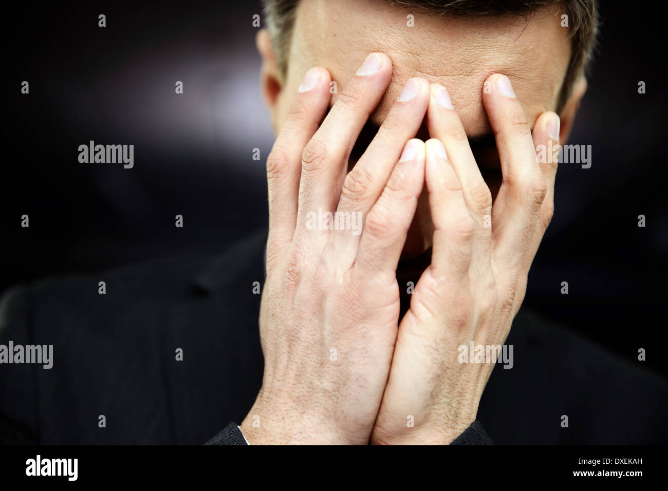 Pensive breakdown hi-res stock photography and images - Alamy