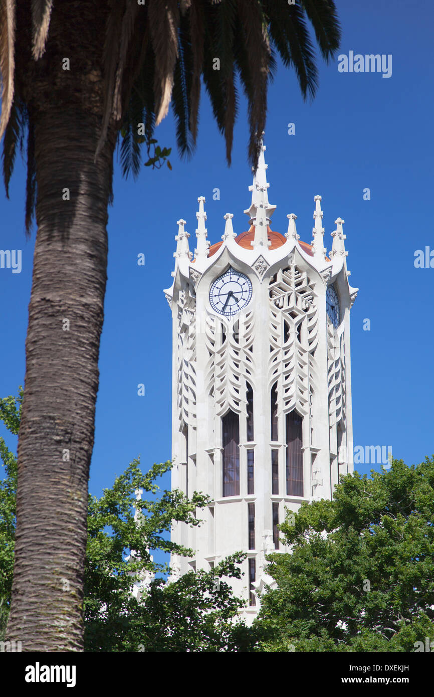 Clock tower of University of Auckland, Auckland, North Island, New ...