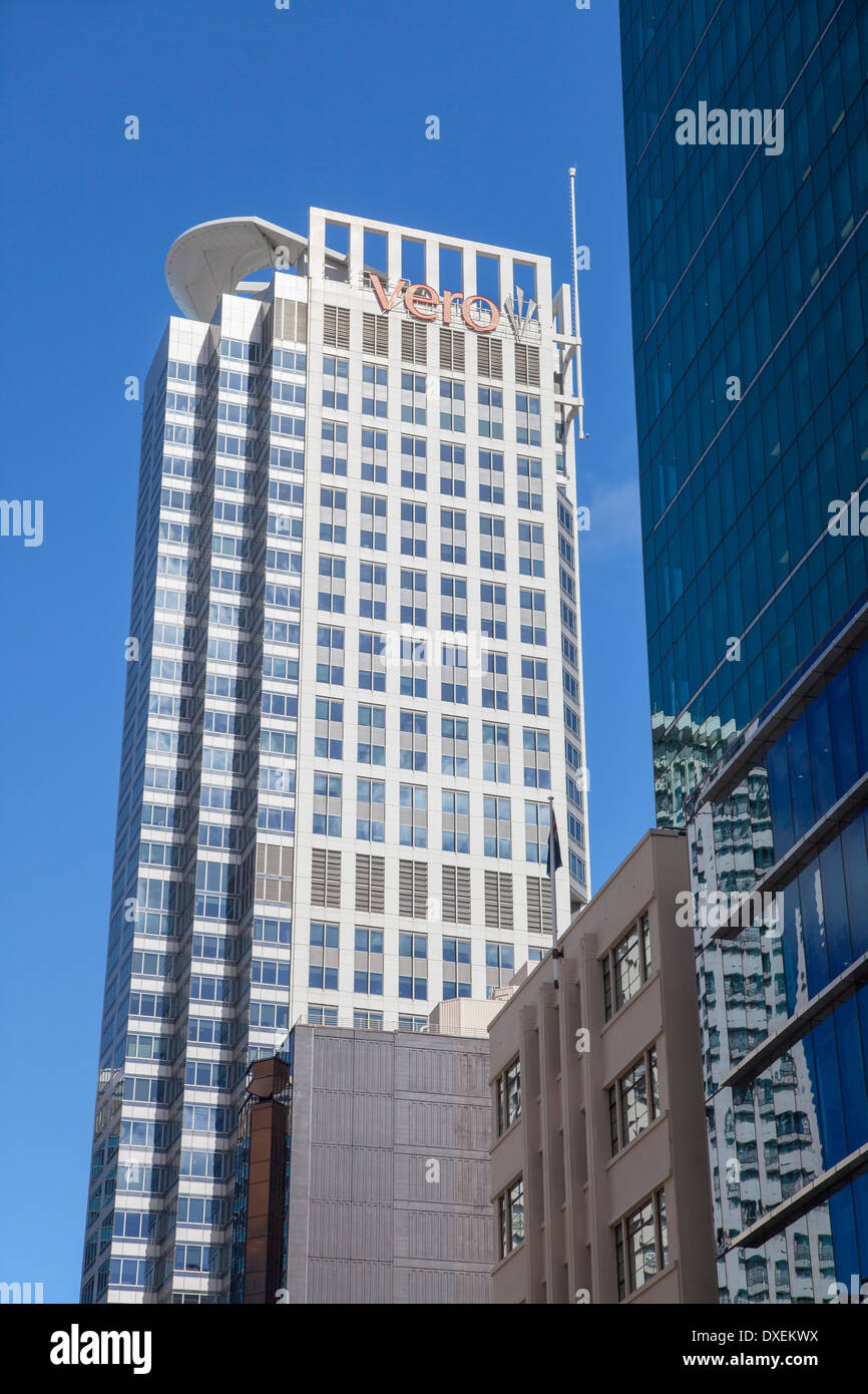 Vero Centre in downtown Auckland, North Island, New Zealand Stock Photo ...
