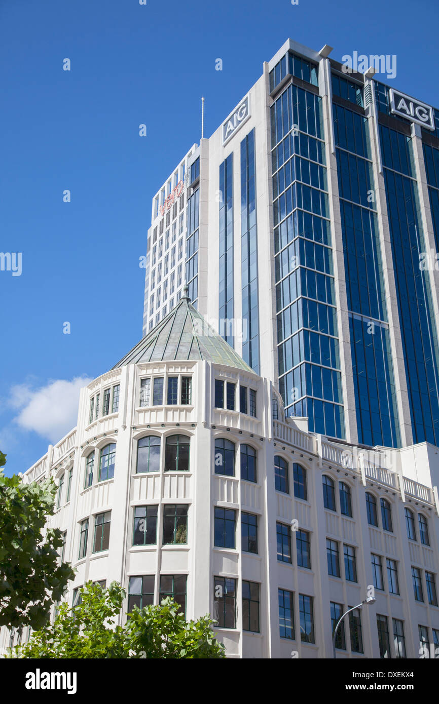 AIG Tower, Auckland, North Island, New Zealand Stock Photo - Alamy