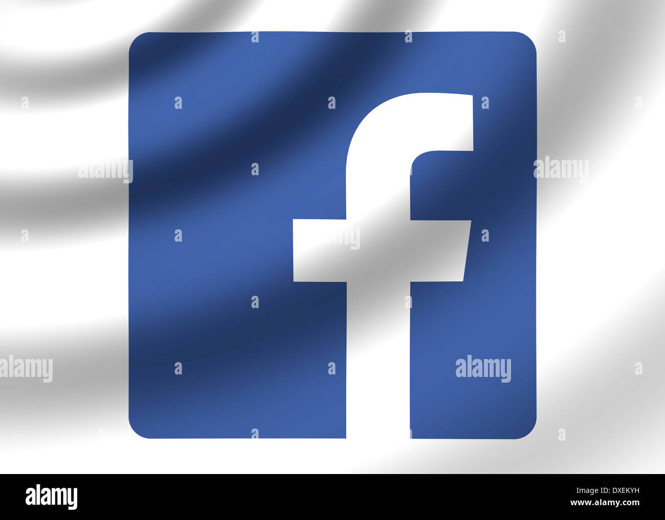 Facebook logo symbol icon emblem flag Stock Photo - Alamy