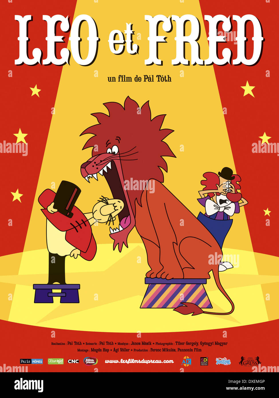 Leó és Fred Stock Photo - Alamy