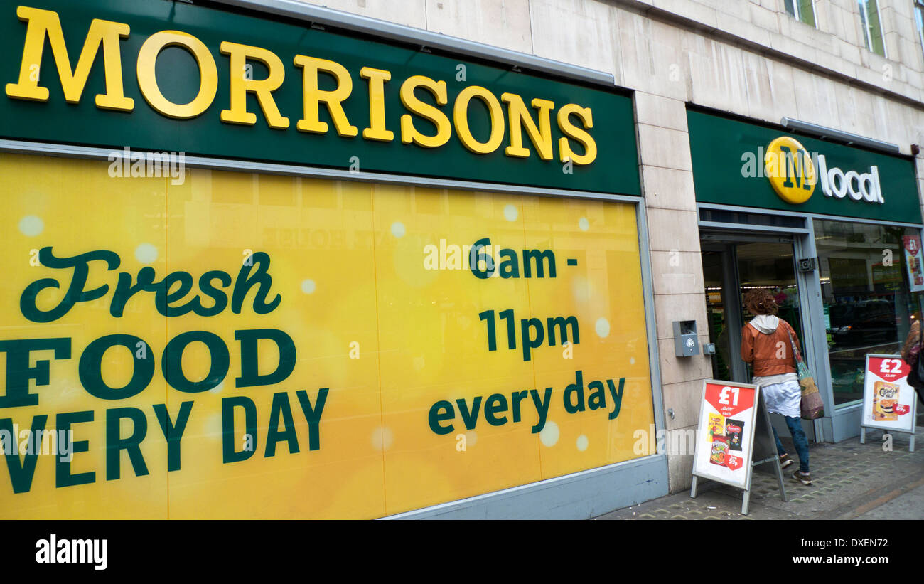 Exterior of Morrisons LOCAL convenience store on New Oxford Street In ...