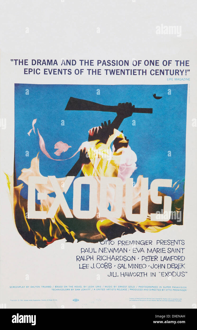 Exodus 1960 otto preminger hi-res stock photography and images - Alamy