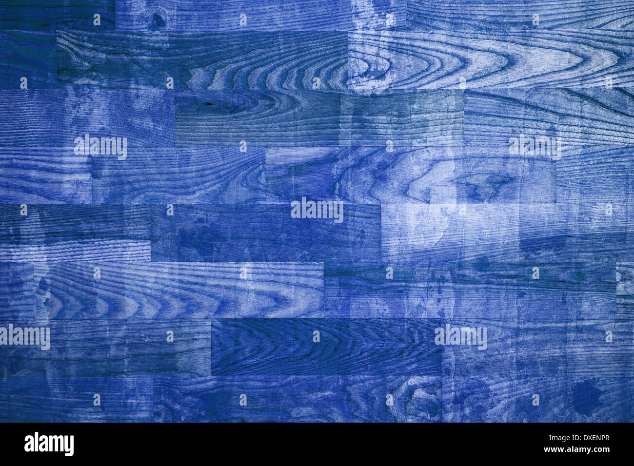 A fragment of textured floor- blue wooden parquet Stock Photo - Alamy