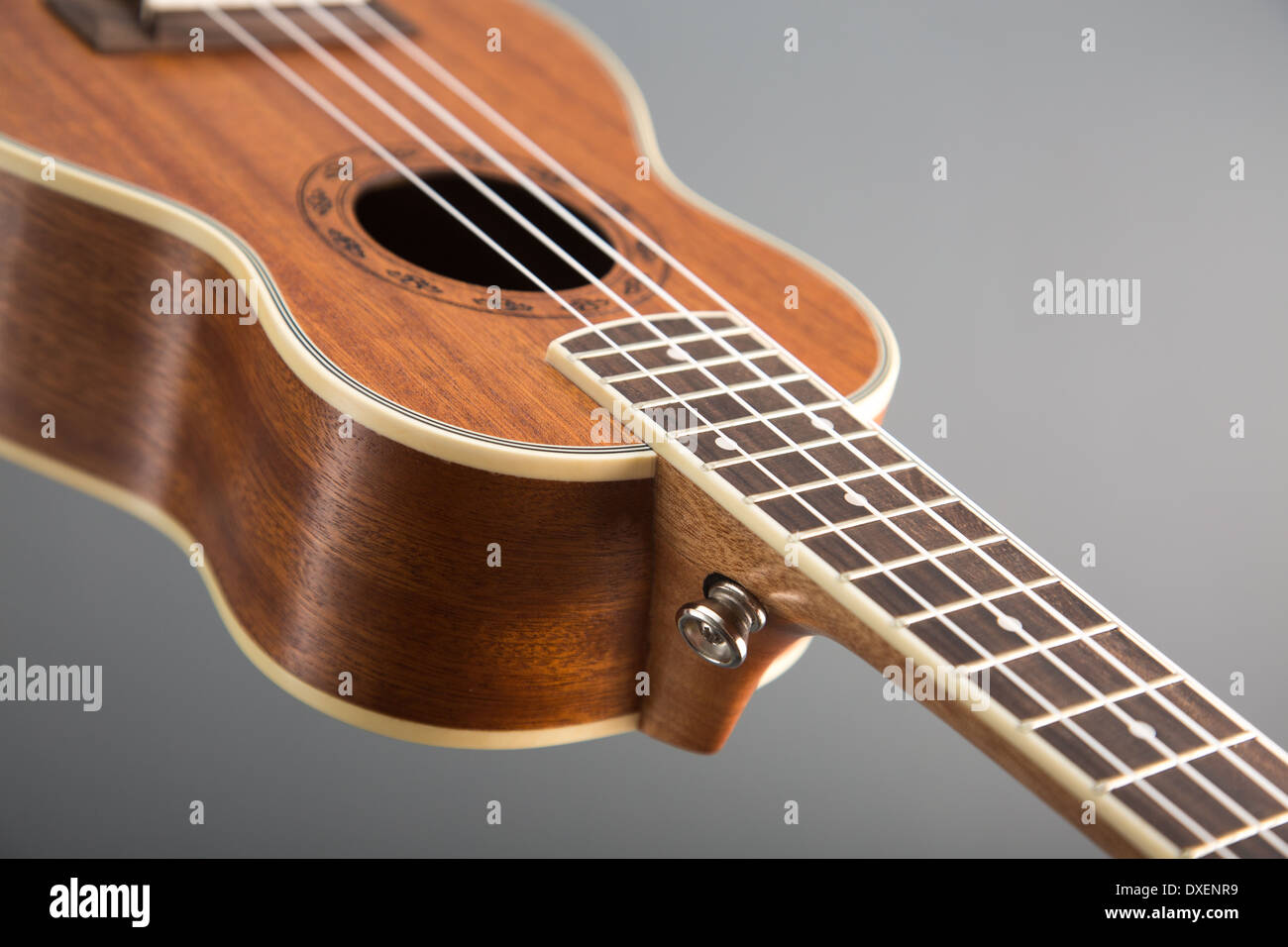 Close-up shot of classic ukulele guitar, selective focus Stock Photo ...