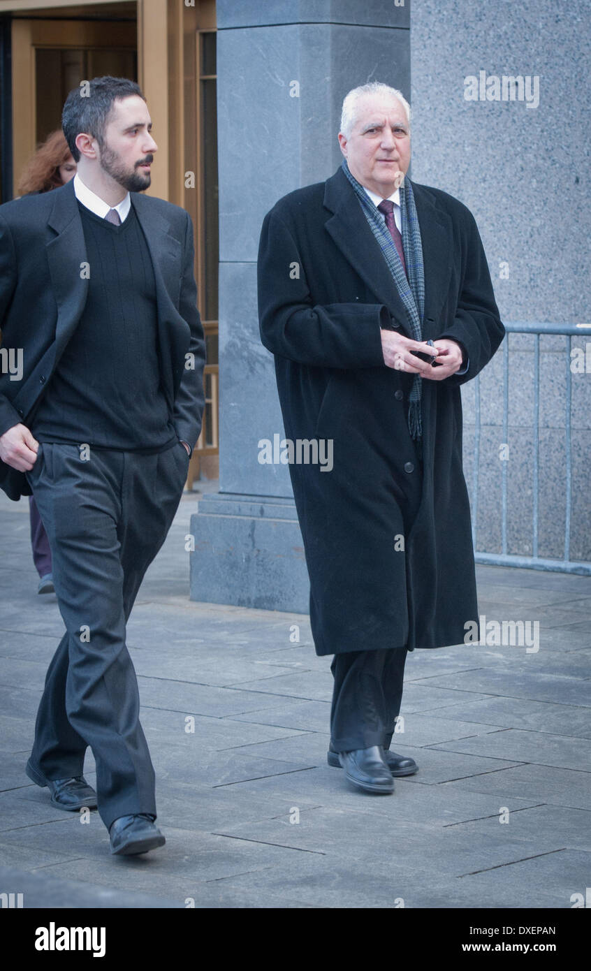 Manhattan, New York, USA. 24th Mar, 2014. DANIEL BONVENTRE, former ...