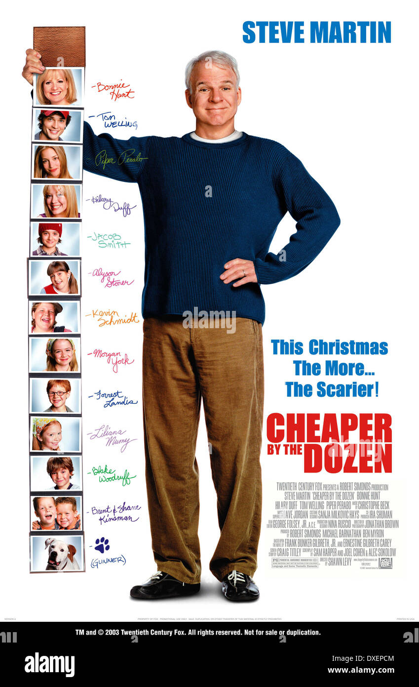Cheaper by the Dozen Stock Photo - Alamy