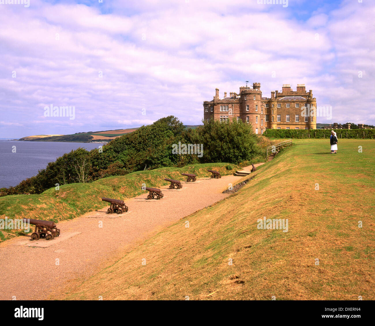 Culzean castle from canon battlements,Ayrshire Stock Photo - Alamy