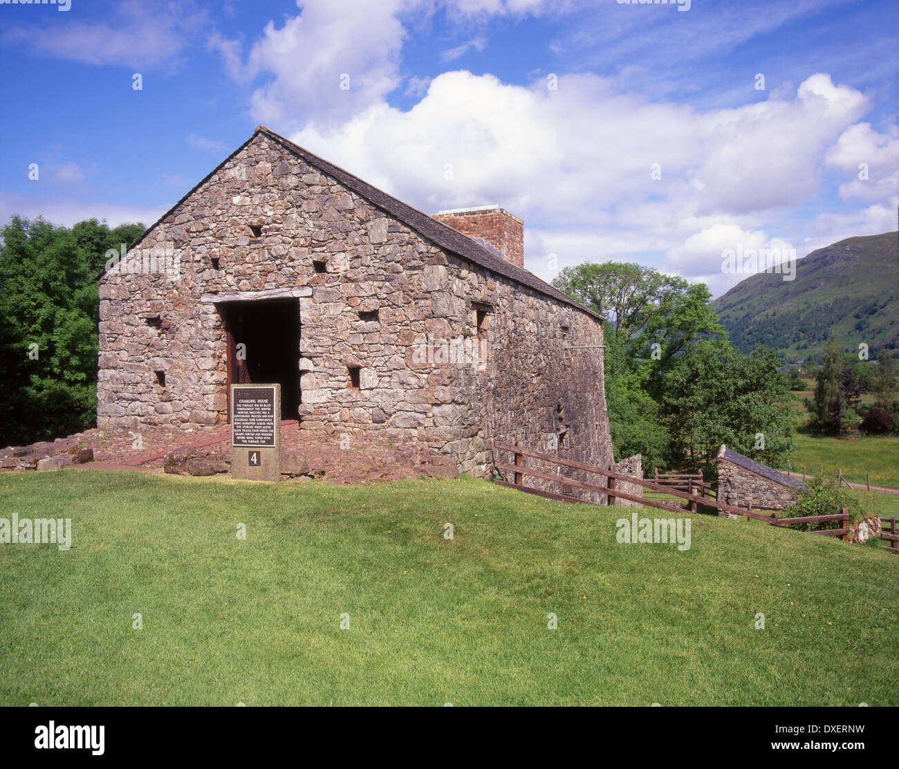 The Charging house,Bonawe furnace visitor centre,Taynuilt village ...