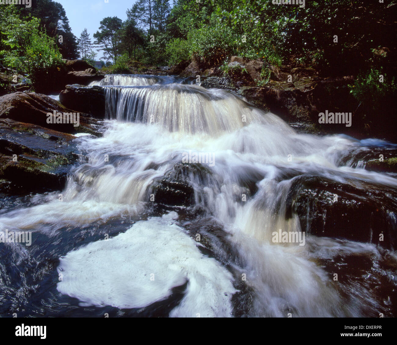 The falls of Dochart, Killin, Pertshire Stock Photo - Alamy